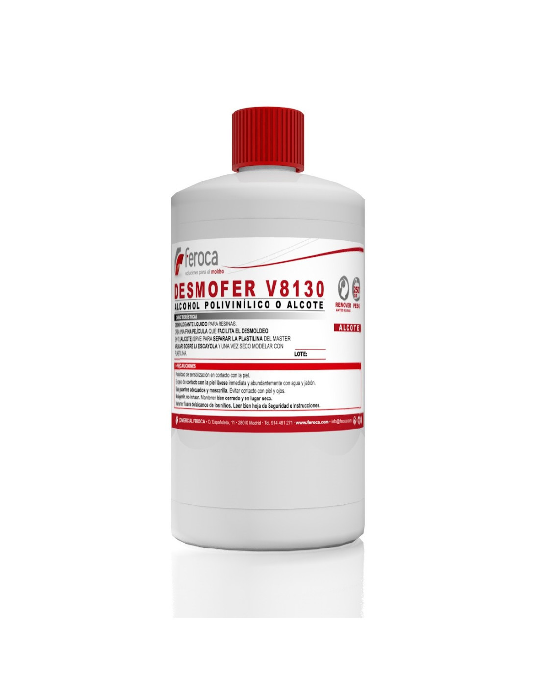 Desmoldeante PVA Alcote V8130 líquido | Feroca