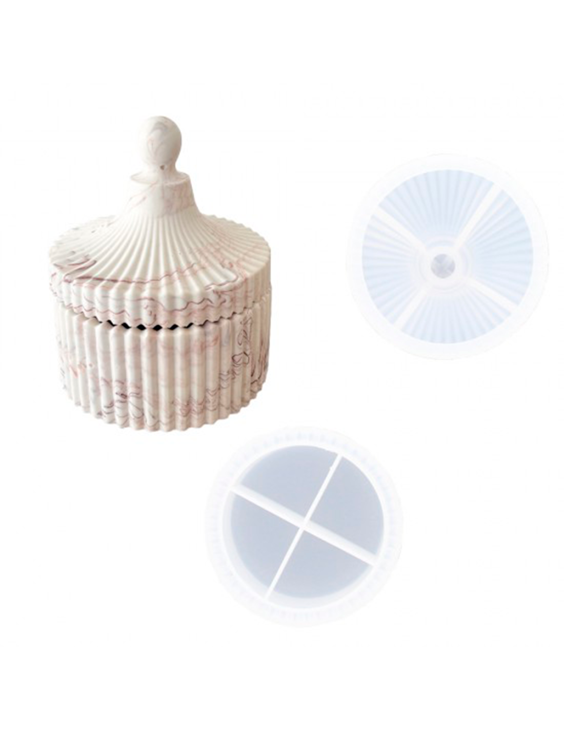 Moule silicone boîte de rangement résine | Feroca