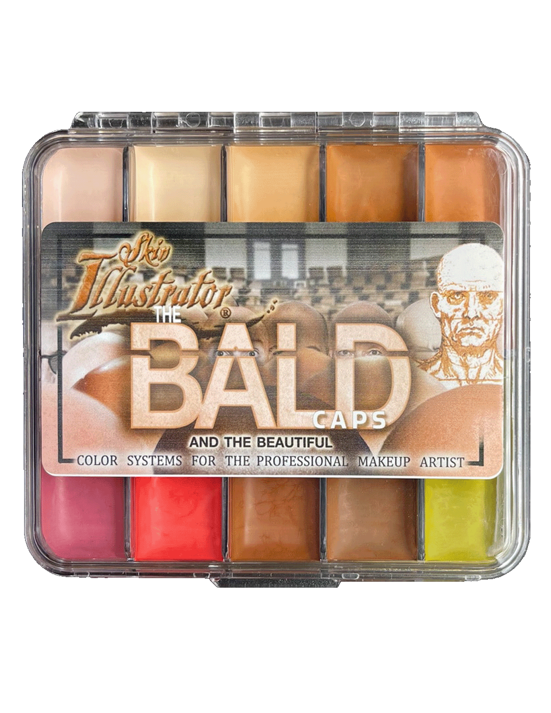Skin Illustrator On Set BALD Caps Alcohol Palette | Feroca