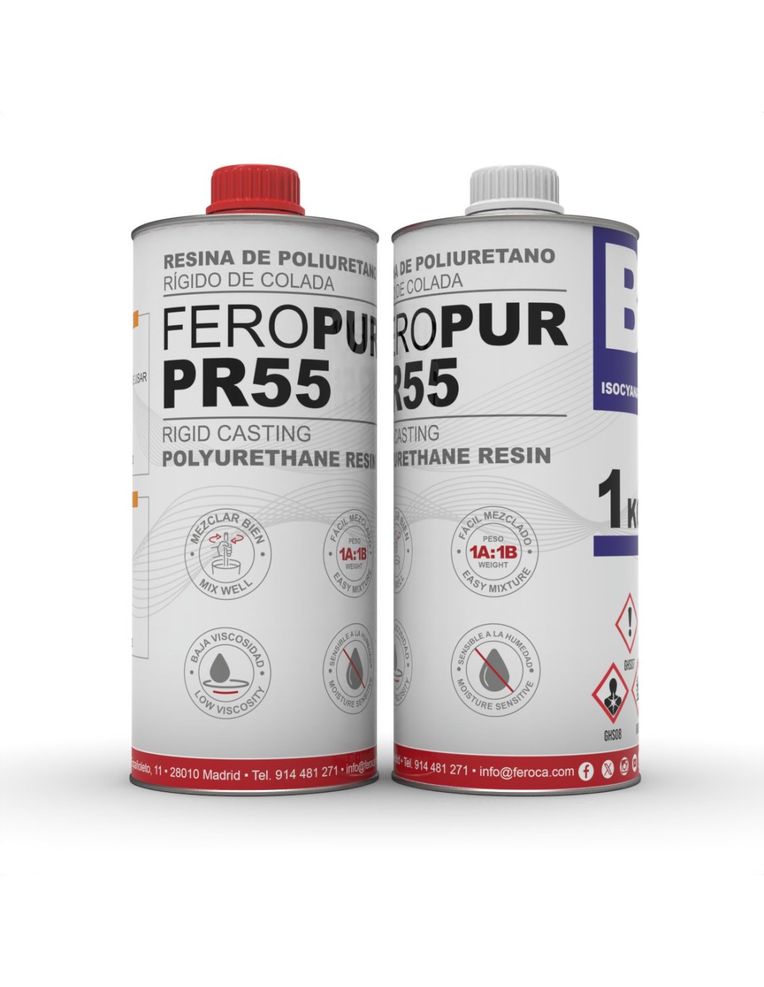 Feropur PR55+E55 -Rigid Polyurethane Resin-