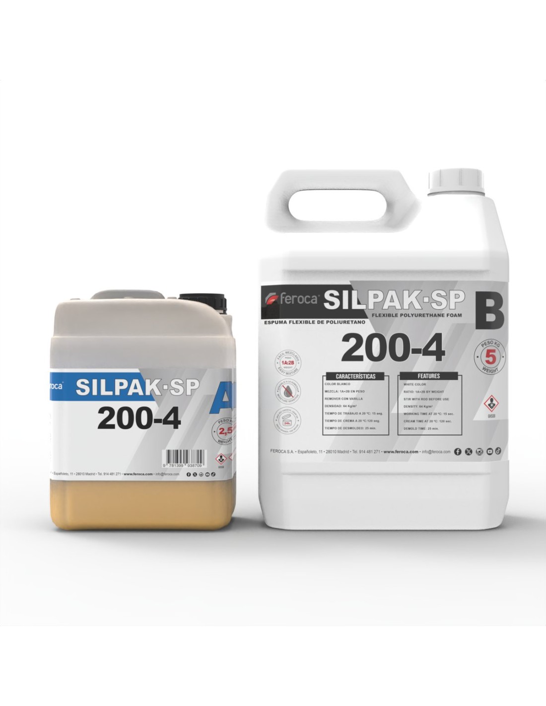 Flexible self-skinning polyurethane foam | Feroca