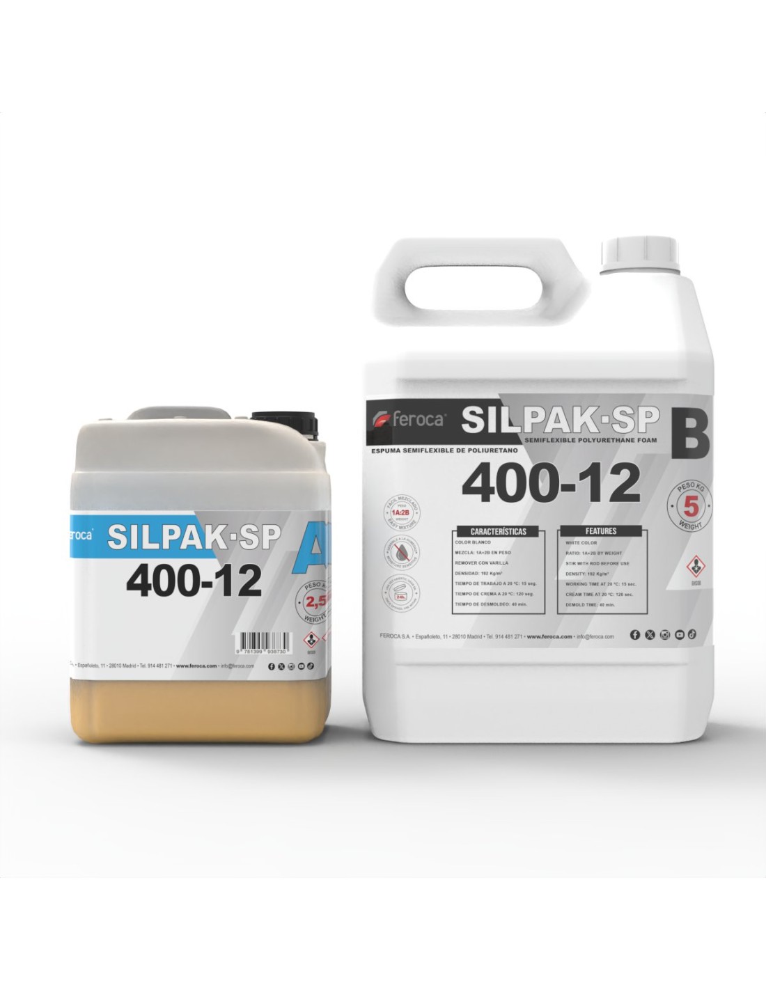 SilPak SP 400-12 Semi-Flexible Polyurethane Foam | Feroca