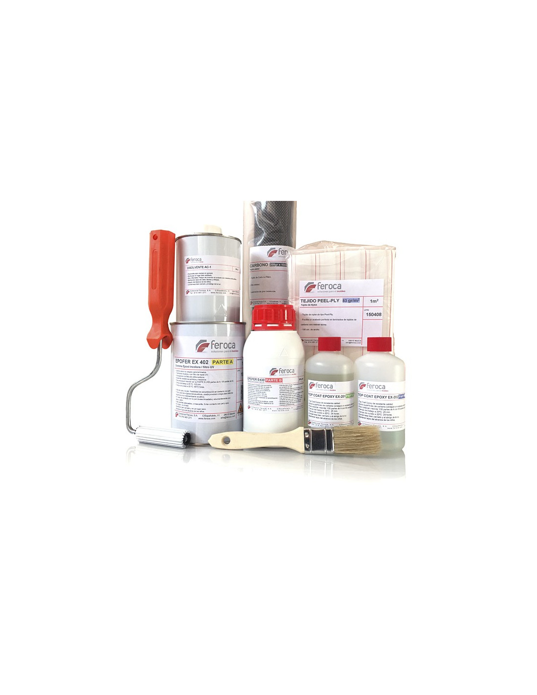 Kit Stratification Carbone Époxy Professionnel | Feroca